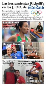 Las herramientas Richellis en los Juegos Olímpicos de Río 2016 - Richelli's Therapy Solutions